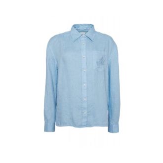 La Martina Damen, Blusen & Hemden, Blau, SGr&ouml;&szlig;e