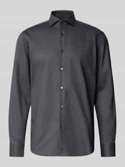 HUGO BOSS Regular Fit Businesshemd aus Baumwoll-Mix Modell H-JOE-SPREAD