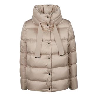 Herno Daunen Cape - - Jackets - Damen - Beige - S