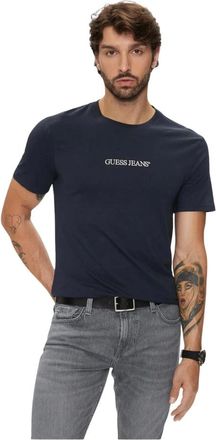 Guess T-shirt - Homme - Tops - Bleu - Taille: S