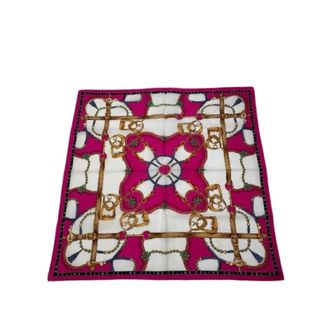 Celine Pre-owned Foulard Imprim&eacute; Baroque - Femme - Pre-owned - Rose - Taille: ONE Size