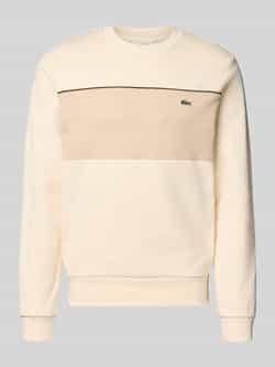 Lacoste Regular Fit Sweatshirt aus reiner Baumwolle