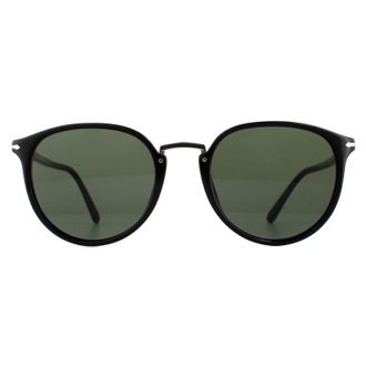 Persol Sonnenbrille PO3210S 95/31 Schwarz Gr&uuml;n 54mm