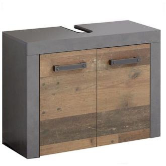 Trendteam Waschbeckenunterschrank Unterschrank Cancun/IndyBad Old Wood 72 x 56 x 34 cm