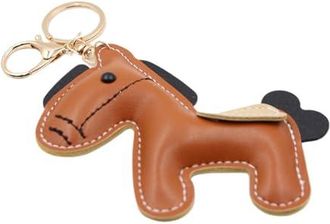 Generico Pendentif de porte-cl&eacute;s de chevaux : sacs danimaux en PU, porte-cl&eacute; mignon | Accessoire de sac &agrave; dos d&eacute;coratif pour filles, cadeau de faux porte-cl&eacute;s,