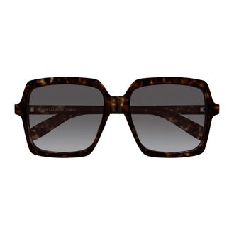 Saint Laurent Square Sonnenbrillen - - Accessories - Damen - Braun - 56 MM