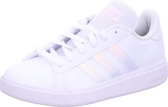 adidas Damen Grand Court Base 2.0 Shoes Schuhe, Cloud White/Cloud White/Clear pink, 42 2/3 EU