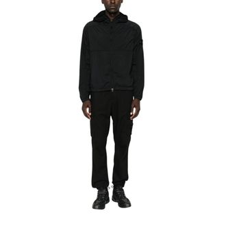 Stone Island Veste &agrave; capuche Ultralight Nylon Stretch-TC - Homme - Sport - Noir - Taille: 2XL