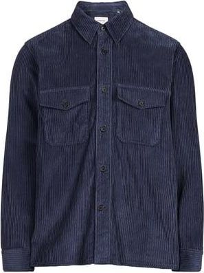 Saison 1865 Surchemise Gover col classique en velours c&ocirc;tel&eacute; de coton