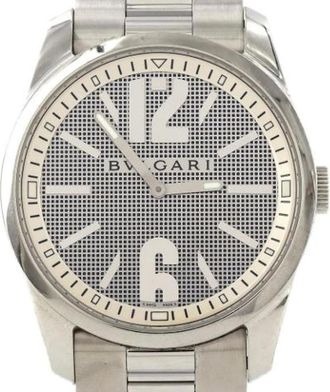 Bulgari Montre Pre-owned St42S/St42Ss - Homme - Pre-owned - Gris - Taille: ONE Size