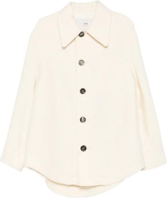 Ami Jacke mit Knöpfen - Nude
