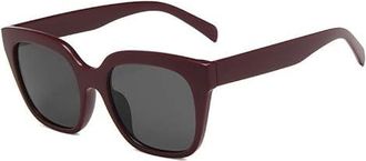 Generic Lunettes De Soleil Carr&eacute;es For Hommes Et Femmes, Id&eacute;ales For Le Sport, Les D&eacute;placements Quotidiens Vacances(Red)