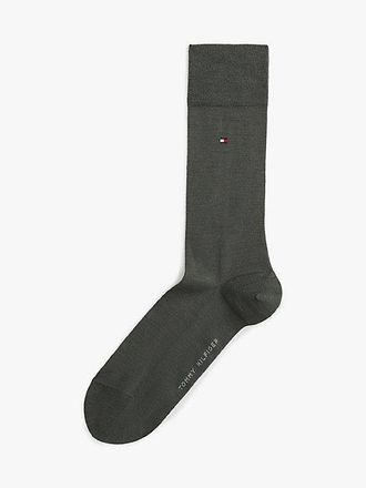 Tommy Hilfiger Lot de 1 paire de chaussettes à drapeau brodé