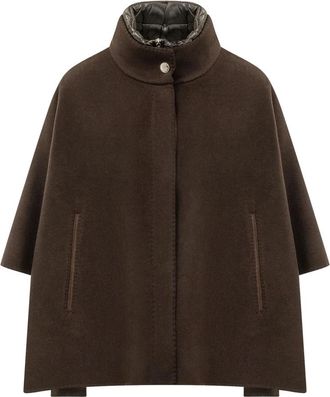 Moorer Kaschmirwollumhang - - Jackets - Damen - Braun - XS