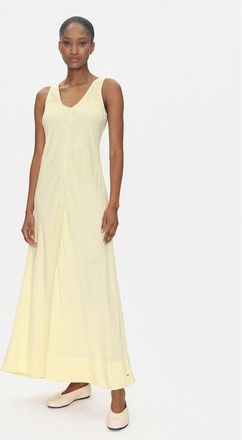 Tommy Hilfiger Sommerkleid WW0WW46171 Gelb Regular Fit
