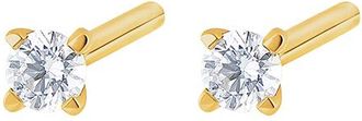 Edenly Diamant-Ohrringe Frische - Funkeln - Ohrstecker 18 Karat Gelbgold und Diamanten
