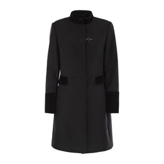 Fay Virginia Coat - - Coats - Damen - Schwarzk - XL