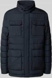 Bugatti Steppjacke mit Stehkragen und Pattentaschen