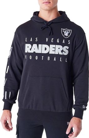 New Era NFL Patch Las Vegas Raiders Hoodie Herren Kapuzenpullover schwarz XXL