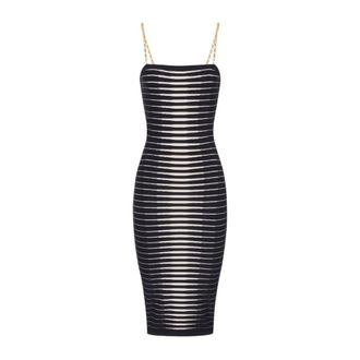 Elisabetta Franchi Damen, Kleider, Schwarzk, LGr&ouml;&szlig;e