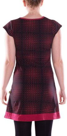 vishes Sommerkleid Damen Mini-Kleid Baumwolle Casual A-Linie mit Taschen Alternative Bekleidung, Ethno, Hippie, Retro Style