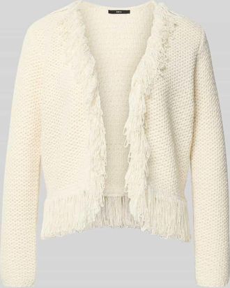 Zero Cardigan mit Fransen und offener Front