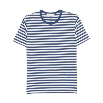 Dunst Unisex Gestreiftes T-Shirt - - Tops - Damen - Blau - S