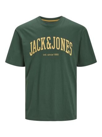 Jack & Jones Herren Polo Jjejosh Tee Ss Crew Neck Noos Jnr, Dark Green, 128