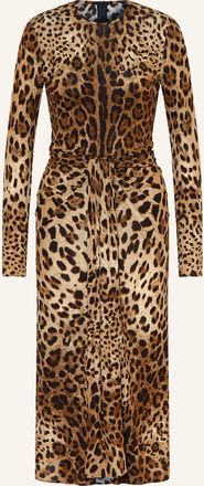 Dolce & Gabbana Jerseykleid braun