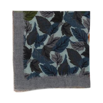 Faliero Sarti Foliage Print Scarf - - Accessories - Damen - Blau - ONE SIZE