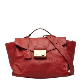Prada Pre-owned Leder prada-taschen - - Pre-owned - Damen - Rot - ONE SIZE