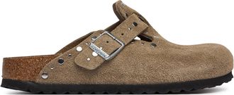 Birkenstock Pantoletten Birkenstock Boston Rivet 1030418 Beige