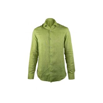 Moorer Sorrento SA Shirt - - Shirts - Herren - Gr&uuml;n - S