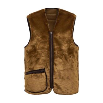 Barbour Gem&uuml;tliche Pile Weste - - Jackets - Herren - Braun - S
