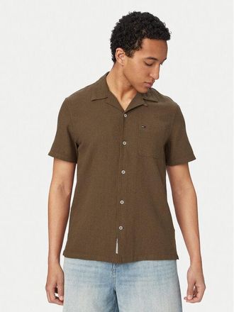 Tommy Jeans Hemd DM0DM23058 Braun Regular Fit