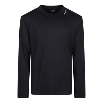 Emporio Armani Homme, Tops, Bleu, Taille: XL Long Sleeve Hauts