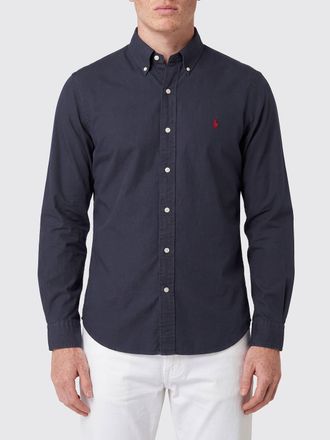 Polo Ralph Lauren Slim-Fit-Baumwollhemd mit Button-Down-Kragen und Pony-Logo