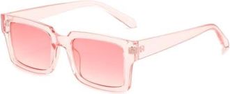 Generic Lunettes De Soleil &Agrave; Monture Carr&eacute;e For Hommes Et Femmes, Id&eacute;ales For Les Sorties En Ville Ou F&ecirc;tes(Pink)
