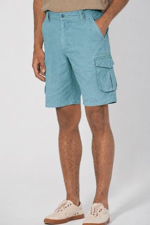 Hempage Hempage Herren vegan Cargoshorts Wave Blau