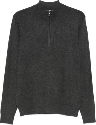 Diktat pull à col zippé - Gris