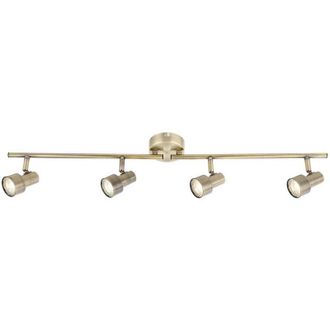 Globo Lighting Globo Lighting - Plafonnier lampe de salon lampe de plafond led m&eacute;tal couleur bronze orientable 80cm