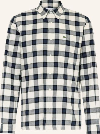 Lacoste Flanellhemd Regular Fit blau