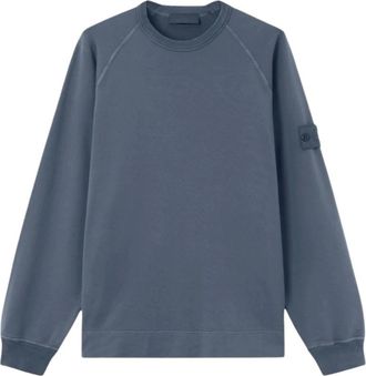 Stone Island Homme, Sweatshirts et sweats &agrave; capuche, Bleu, Taille: 2XL Ghost Logopatch Sweater