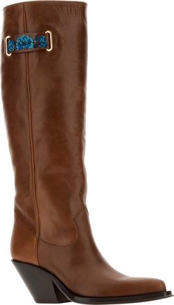 Chlo&eacute; Womens 20d - Azelan Amberbrown Stivali Boot