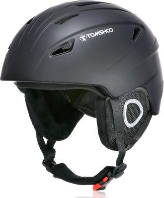 Tomshoo Skihelm, Snowboard Helm mit Visier & Ohrensch&uuml;tzer, Bel&uuml;ftungs&ouml;ffnungen, Strapazierf&auml;hig, Warm & Atmungsaktiv, Ski Helmet f&uuml;r Herren Damen