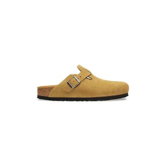 Birkenstock Homme, Chaussures, Brun, Taille: 42 EU Boston Soft Footbed Suede Leather