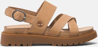 Timberland Clairemont Way Sandale mit Fersenriemen f&uuml;r Damen in Beige, Damen, Beige, Gr&ouml;&szlig;e