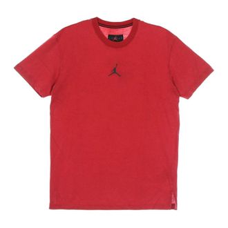 Nike Jordan Homme, Tops, Rouge, Taille: S T-shirt &agrave; Manches Courtes et Col Rond avec Fentes Lat&eacute;rales
