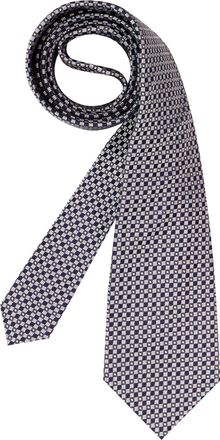 Lanvin Herren Krawatte blau Gemustert