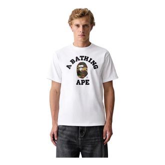 A Bathing Ape A Bathing APE - T-shirt - Homme - Tops - Blanc - Taille: XL